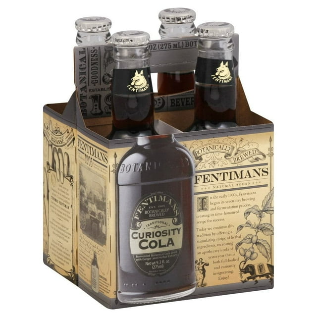 Fentimans Curiosity Cola, 9.3 Fl. Oz., 4 Count, Pack of 6 - Walmart.com