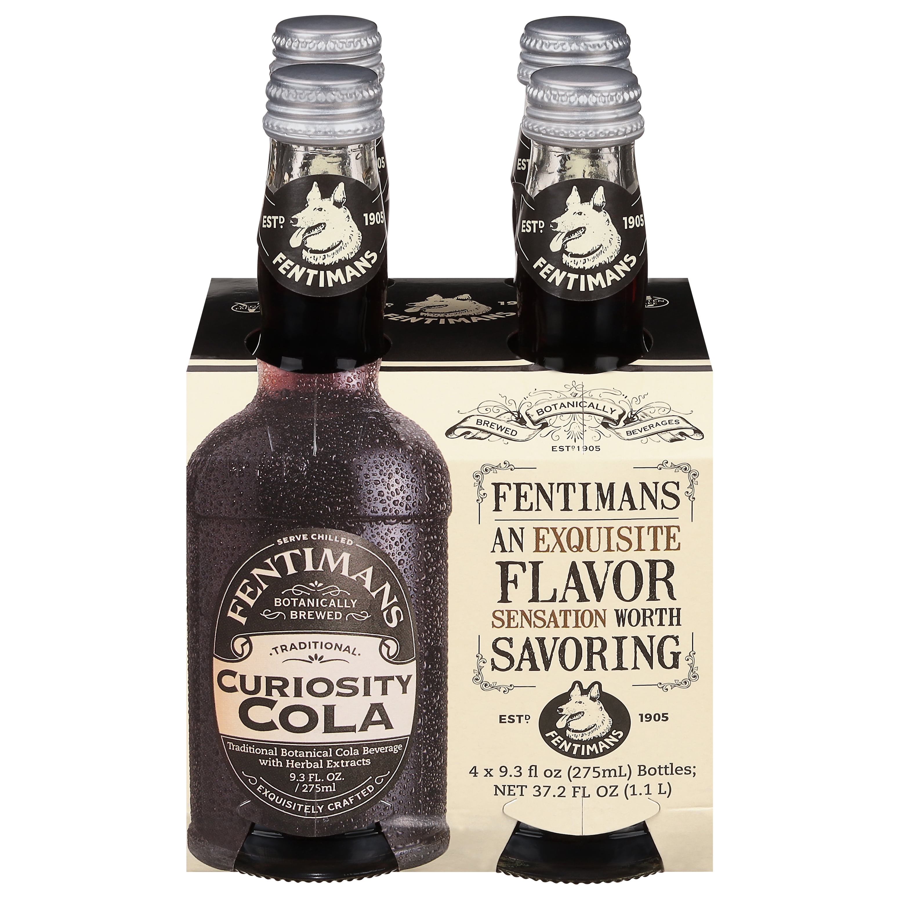 Fentimans Curiosity Cola Beverage 37.2 fl oz (4 Pack, Pack of 6 ...