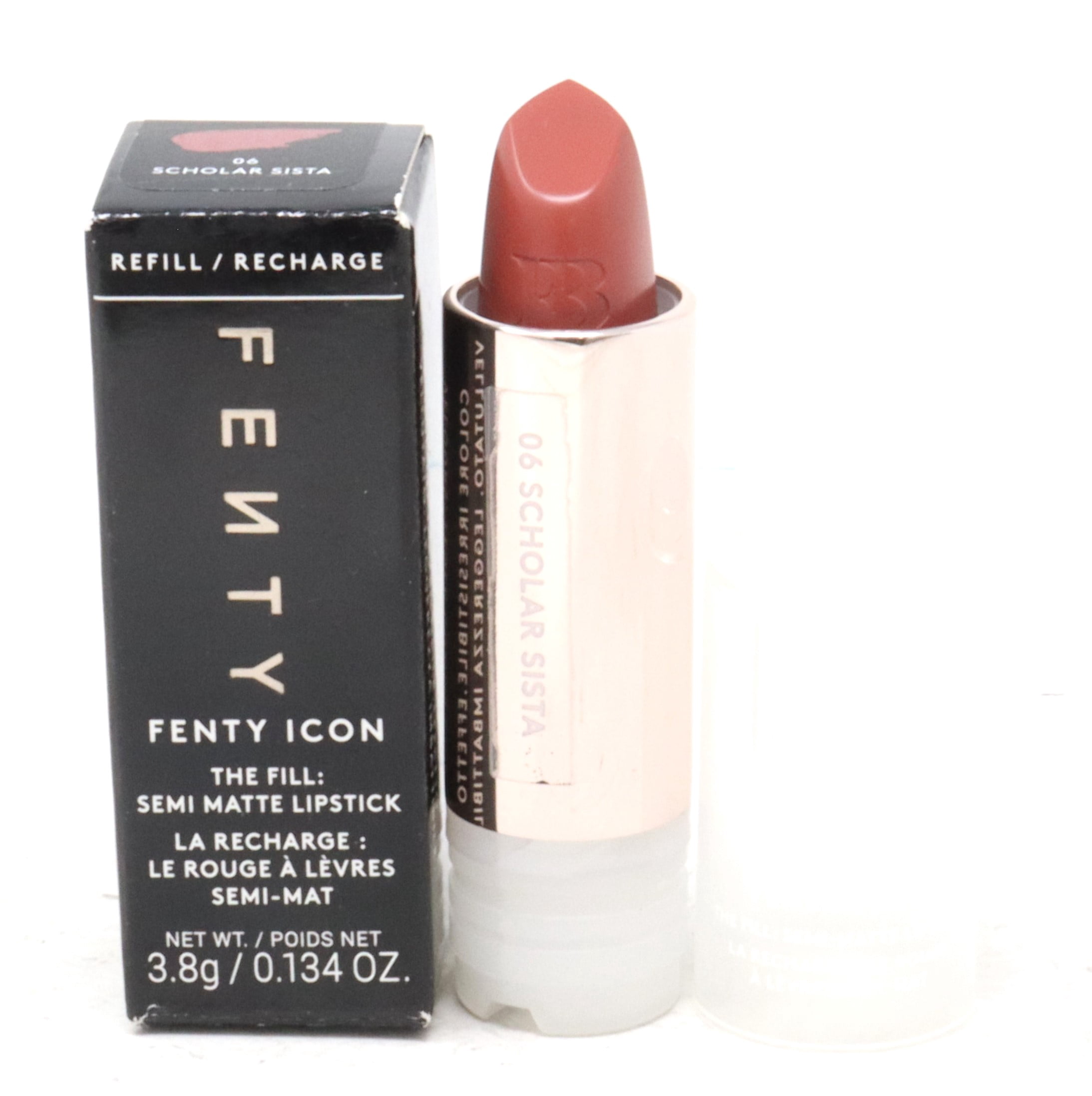 Fenty Beauty Fenty Icon The Fill Semi Matte Lipstick 0.134oz 06 Scholar ...