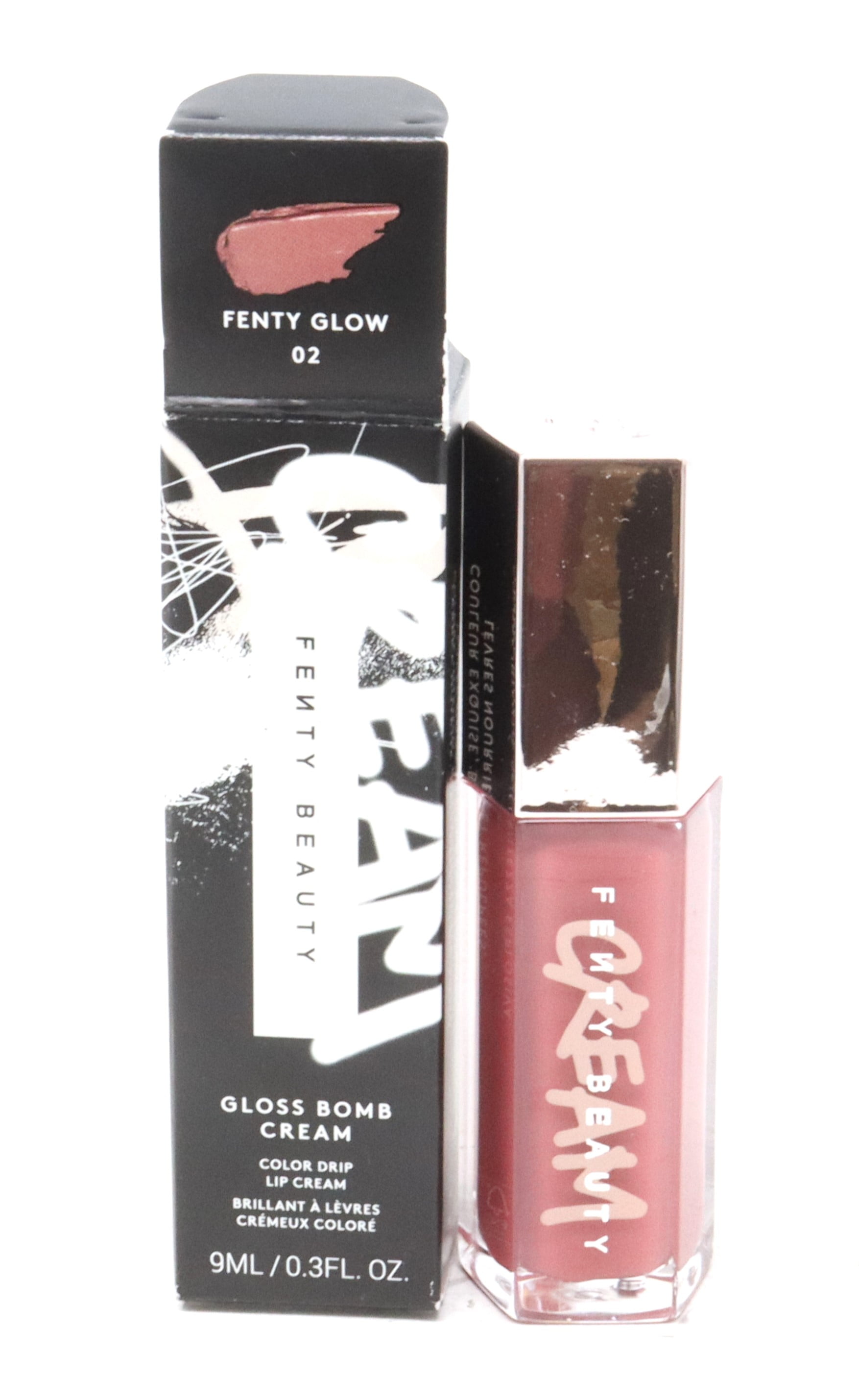 Fenty Beauty Gloss Bomb Cream Color Drip Lip Cream 0.3oz 02 Fenty Glow ...