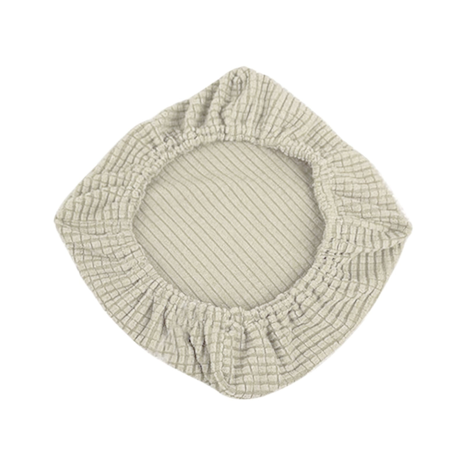 Fenull High Elastic Stool Cover Beige A, Vanity Stool Covers Square ...