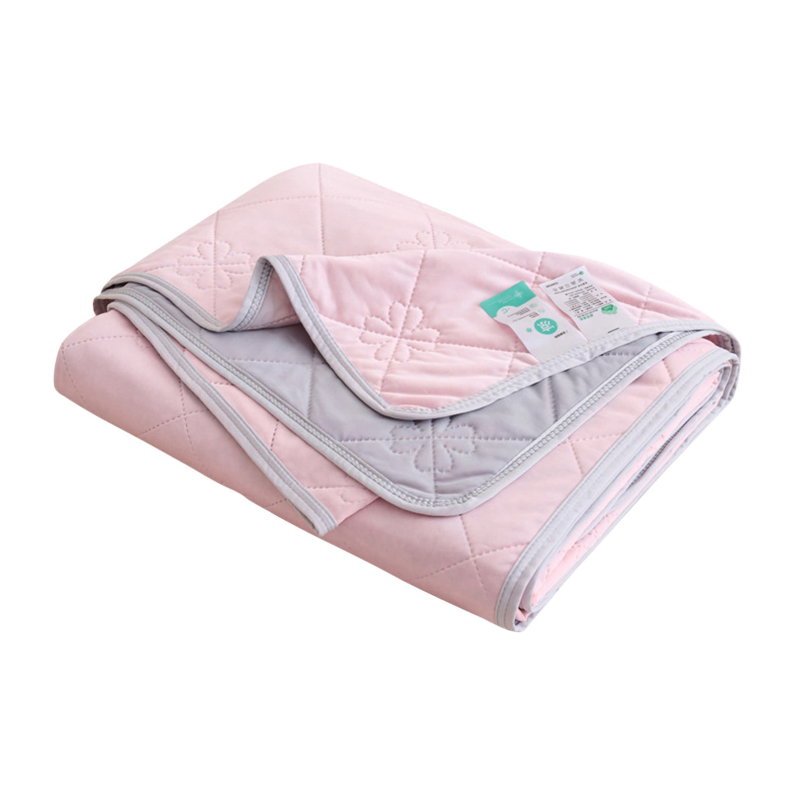 Fenull Light Pink Ice Silk Mugwort Summer Cooling Quilt Air ...