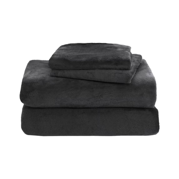Fenull Soft Velvet Plush Queen Fleece Sheet Set | Deluxe Microplush Non ...