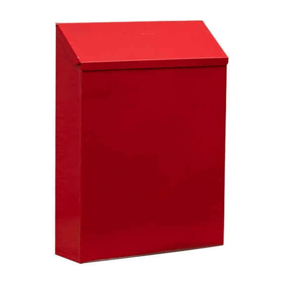 Fenull Wall Mounted Mailbox Drop Box with Lock Metal Postbox Wall ...