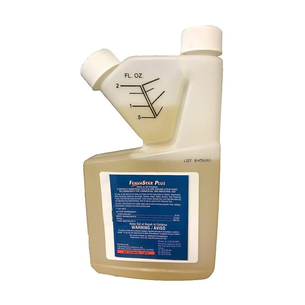 FenvaStar Plus Insecticide - Kills Pests Quickly - 16 fl oz Bottle by ...