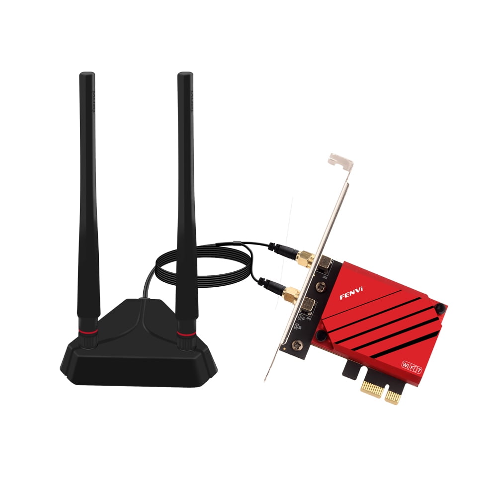 Fenvi PCI-E Wifi 7 Adapter 802.11be Tri Band 2.4G 5G 6GHz BE200 ...