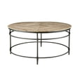 Fenway Solid Wood Mango Round Coffee Table - Walmart.com