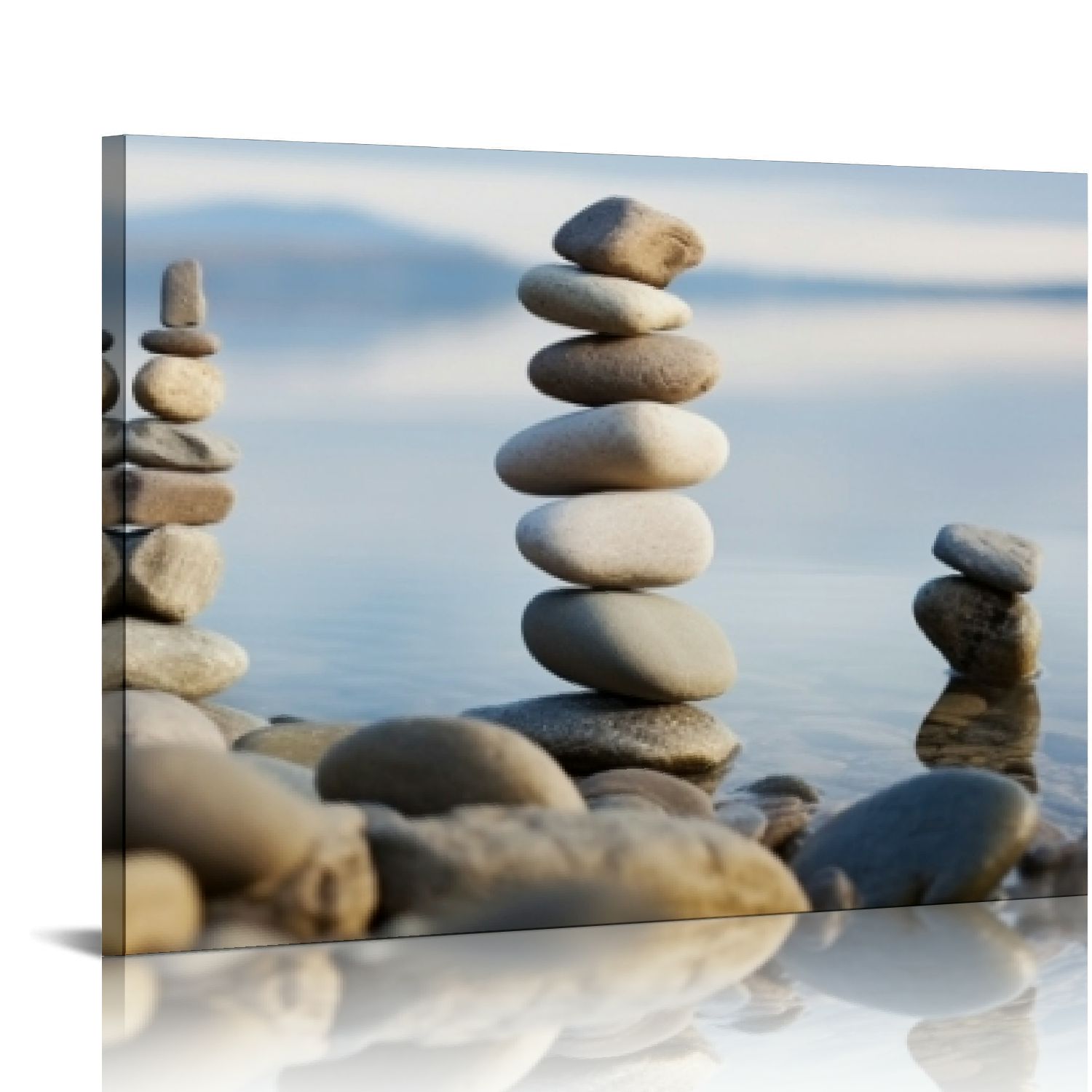 Fenyluxe Abstract Sculpture Symmetric Balance Canvas Wall Art Decor for ...