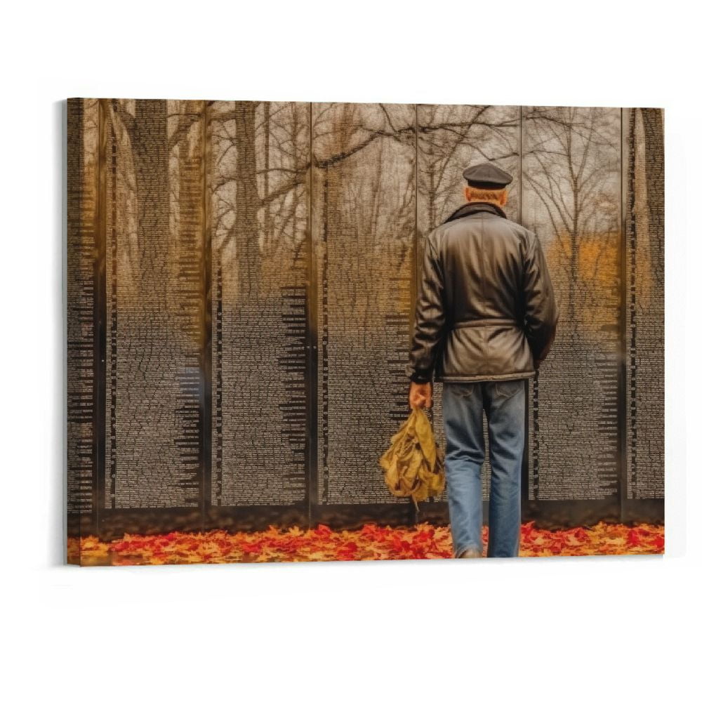 Fenyluxe American Vietnam Veterans Memorial Wall Poster Decorative ...