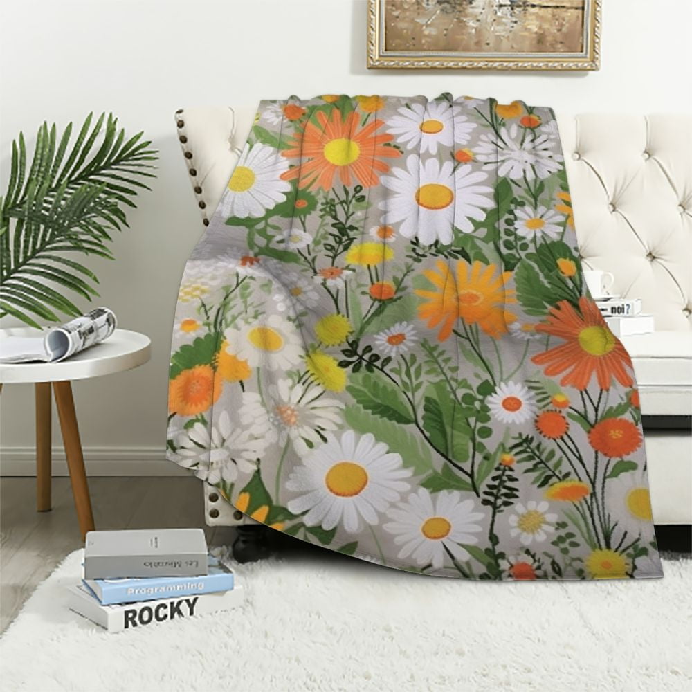 Fenyluxe Annabel Kidston Print Throw Blanket for Bed Couch Car, Super ...