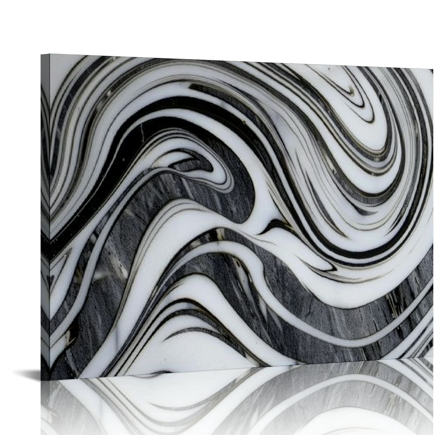 Fenyluxe Art Modern Canvas Prints Swirl Pattern Wall Art Decor for Home ...