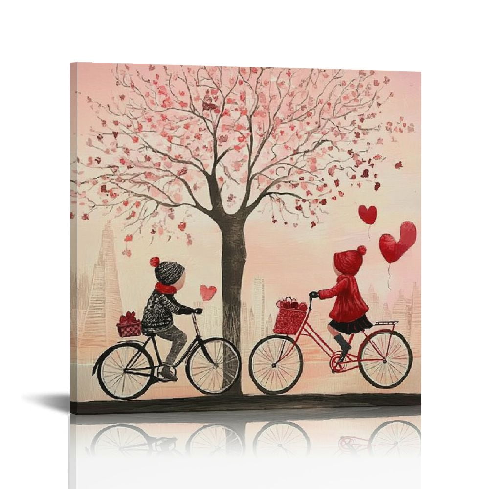 Fenyluxe Bicycle Wall Decor High Definition Canvas Art for Home Interior Decoration, Ready To ...