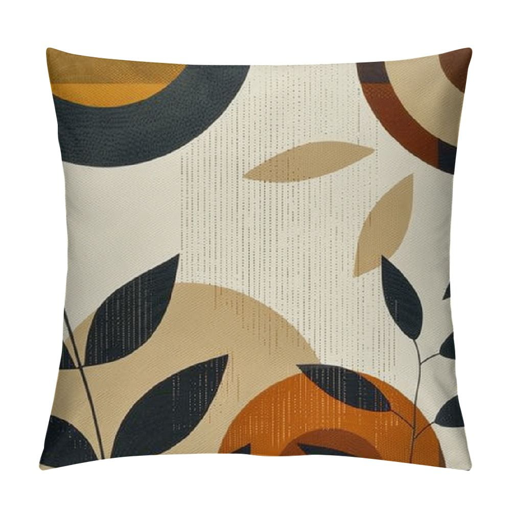 Fenyluxe Boho Abstract Sun Pillow Covers Mid Century Modern Throw ...
