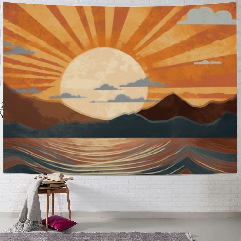 Fenyluxe Boho Tapestry Wall Hanging for Bedroom Aesthetic, Bohemian ...