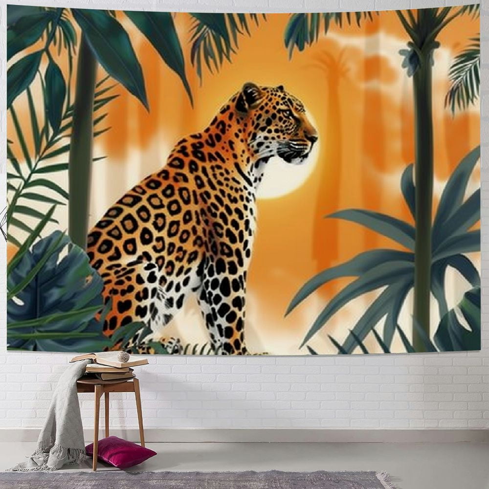 Fenyluxe Boho Vertical Tapestry, Mid Century Modern Abstract Sun Moon ...