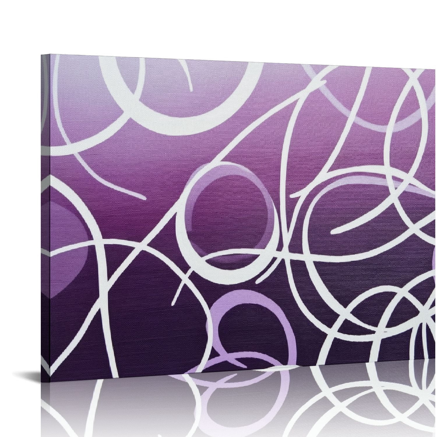 Fenyluxe Circles Wall Art Print on Canvas Modern Home Decor Ready to ...