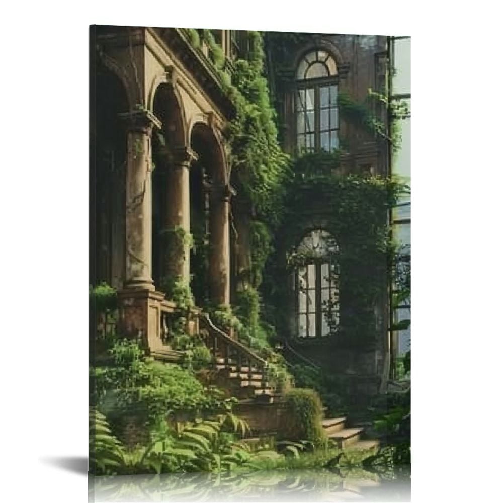 Fenyluxe Dark Academy Posters, Gothic Canvas Wall Art, Medieval Castle ...