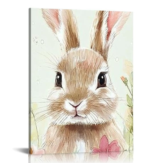 Fenyluxe Easter Decor Bunny Egg Wall Art Posters Prints, Spring Decor ...