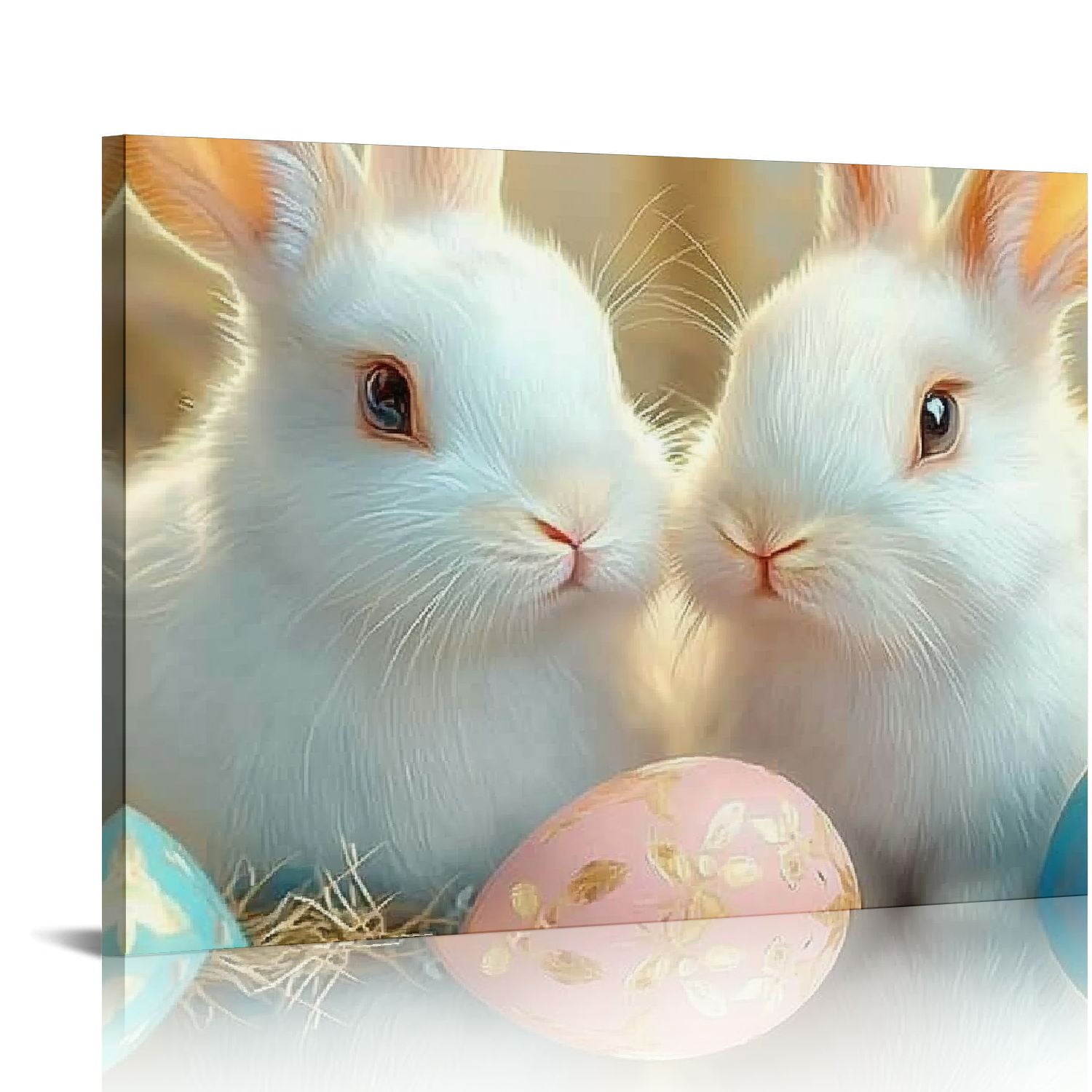 Fenyluxe Easter eggs bunny wall decor western art wall decor easter ...