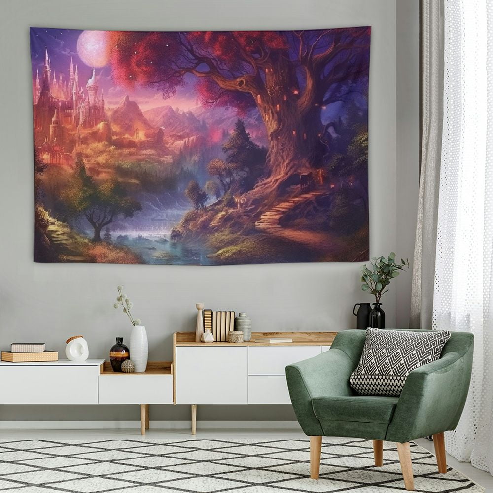 Fenyluxe Fantasy Forest Tapestry Fairy Tales World Tapestry Magical ...