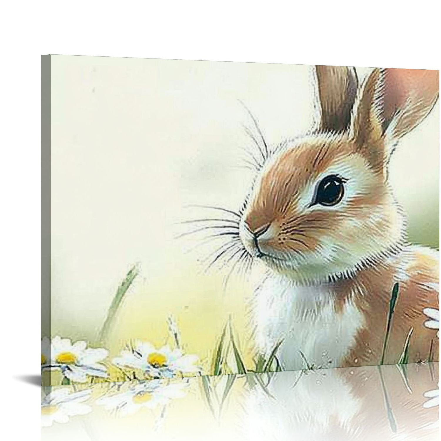 Fenyluxe Farmhouse Happy Easter Wall Art, Easter Bunny Pictures for ...