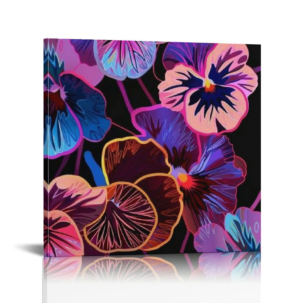 Fenyluxe Flowers Wall Decor for Bedroom and Kitchen - High Definition ...