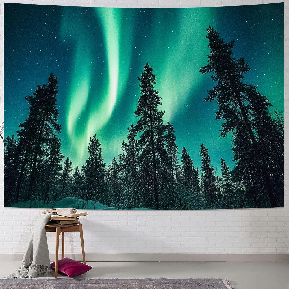 Fenyluxe Forest Wall Tapestry for Bedroom Aesthetic, Nature Outer Space ...