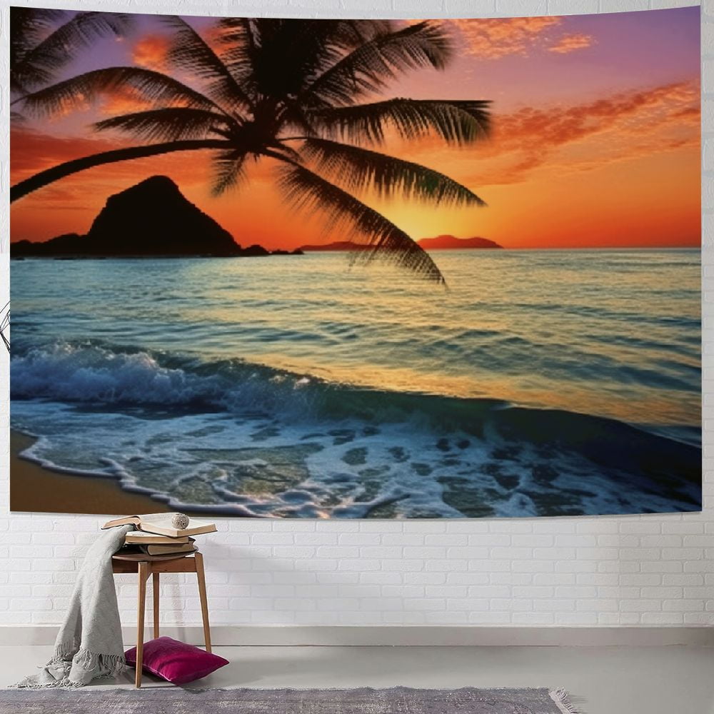 Fenyluxe Hawaiian Tapestry, Pacific Sunrise at Lanikai Beach Hawaii ...
