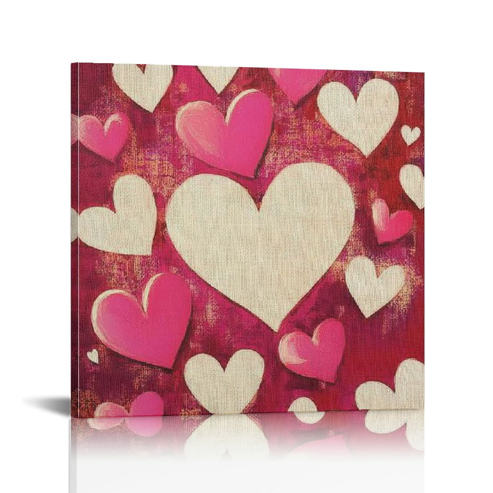 Fenyluxe Hearts Love Romanticism Wall Decor for Bedroom & Kitchen ...