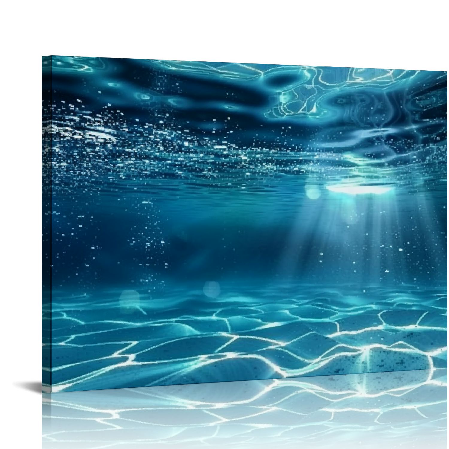 Fenyluxe Holographic Sea Creatures Canvas Prints Wall Art Ready to Hang ...