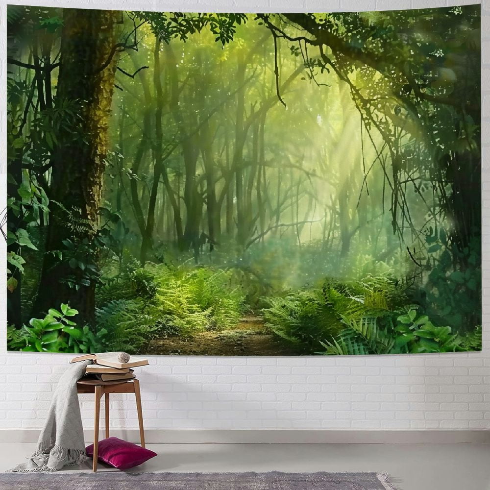 Fenyluxe Jungle Forest Photography Backdrop Tropical Rainforest Natural ...