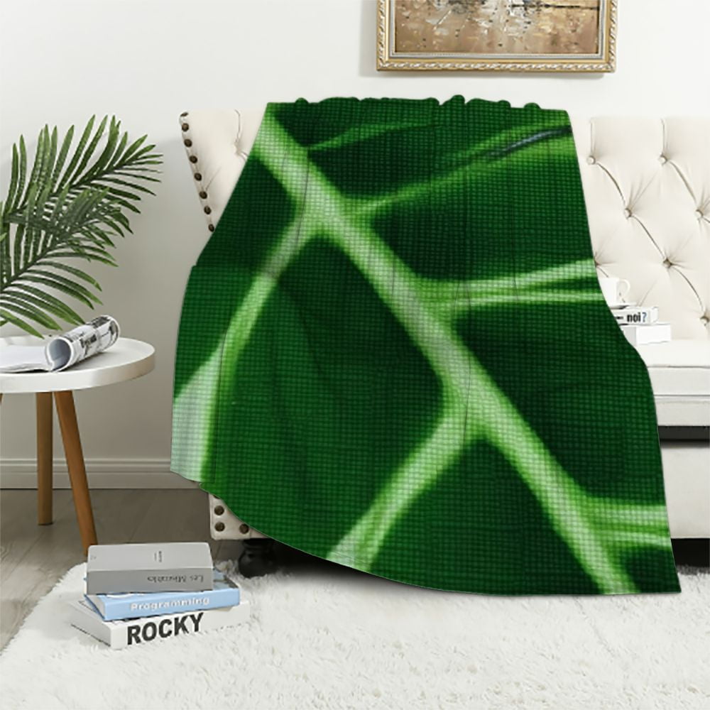 Fenyluxe Leaves Throw Blankets for Sofa Couch Cottagecore Room Decor ...
