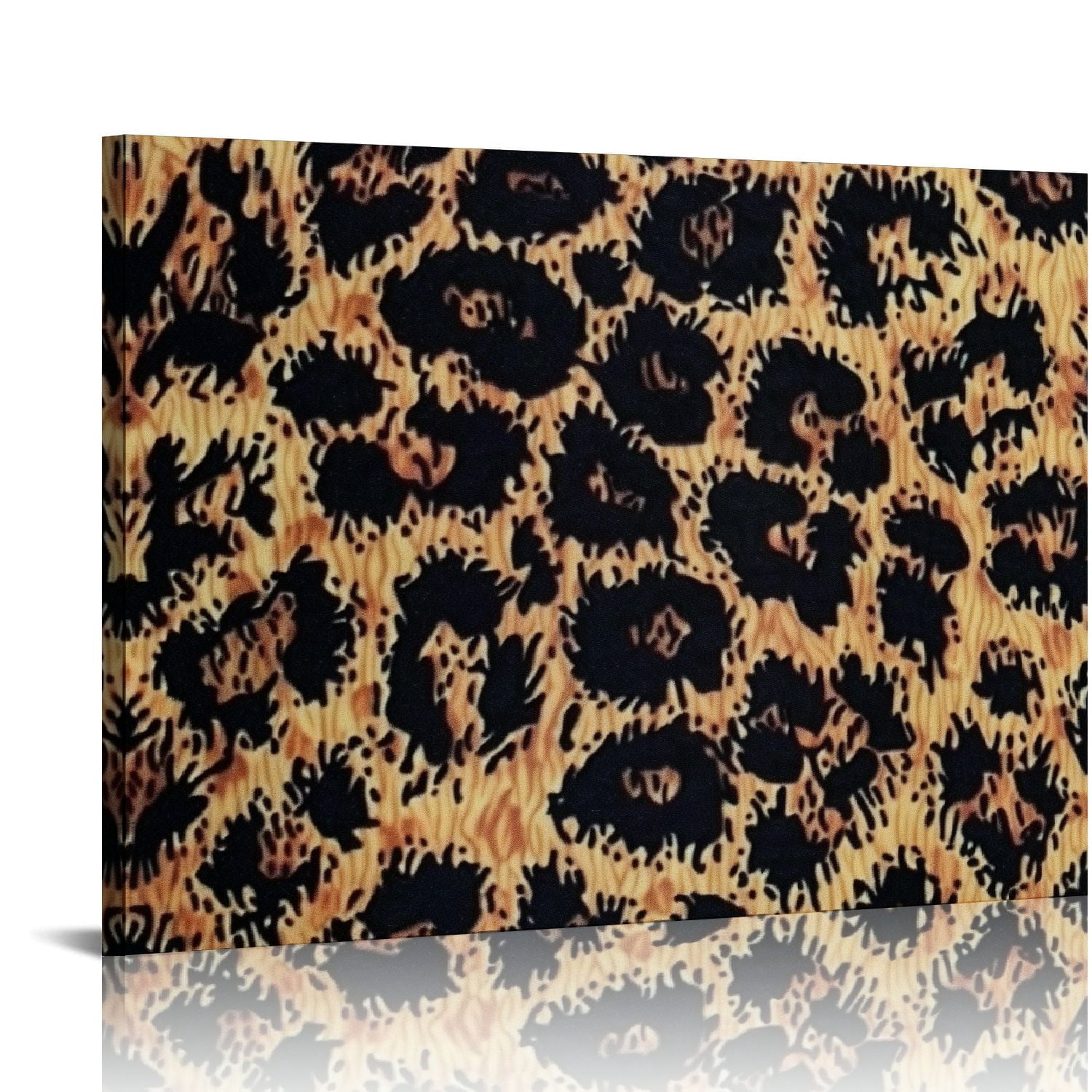 Fenyluxe Leopard Print Canvas Wall Art Decor Ready To Hang - Ideal ...