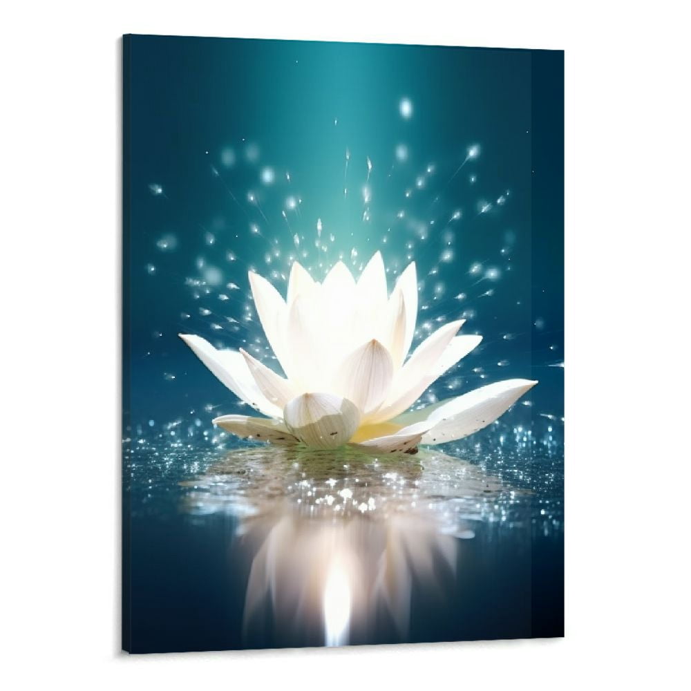 Fenyluxe Lotus Flower Canvas Prints Art for Bedroom Lotus Flower ...