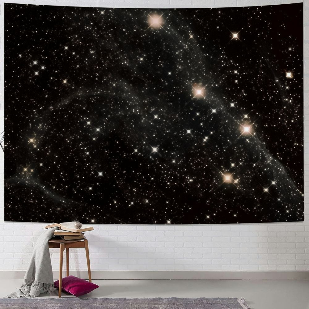 Fenyluxe Night Sky Stars Tapestry Wall Hanging Starry Cosmic Fantasy ...
