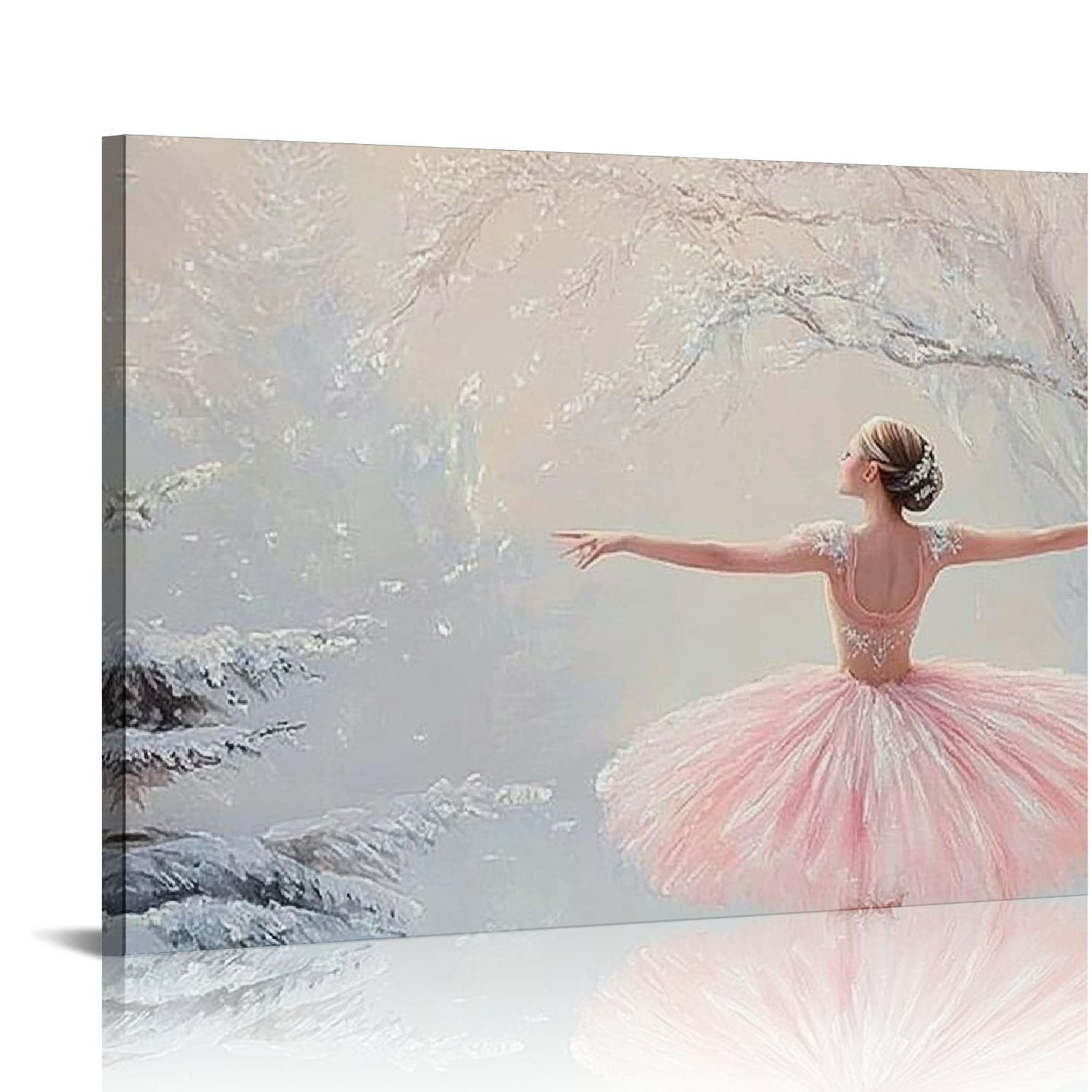 Fenyluxe Nutcracker Ballet Christmas Art Print Vintage Ballerina Christmas Wall Decor Christmas ...