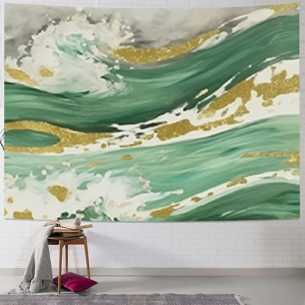 Fenyluxe Ocean Waves Surfboard Tapestry Wall Hanging for Bedroom Dorm ...