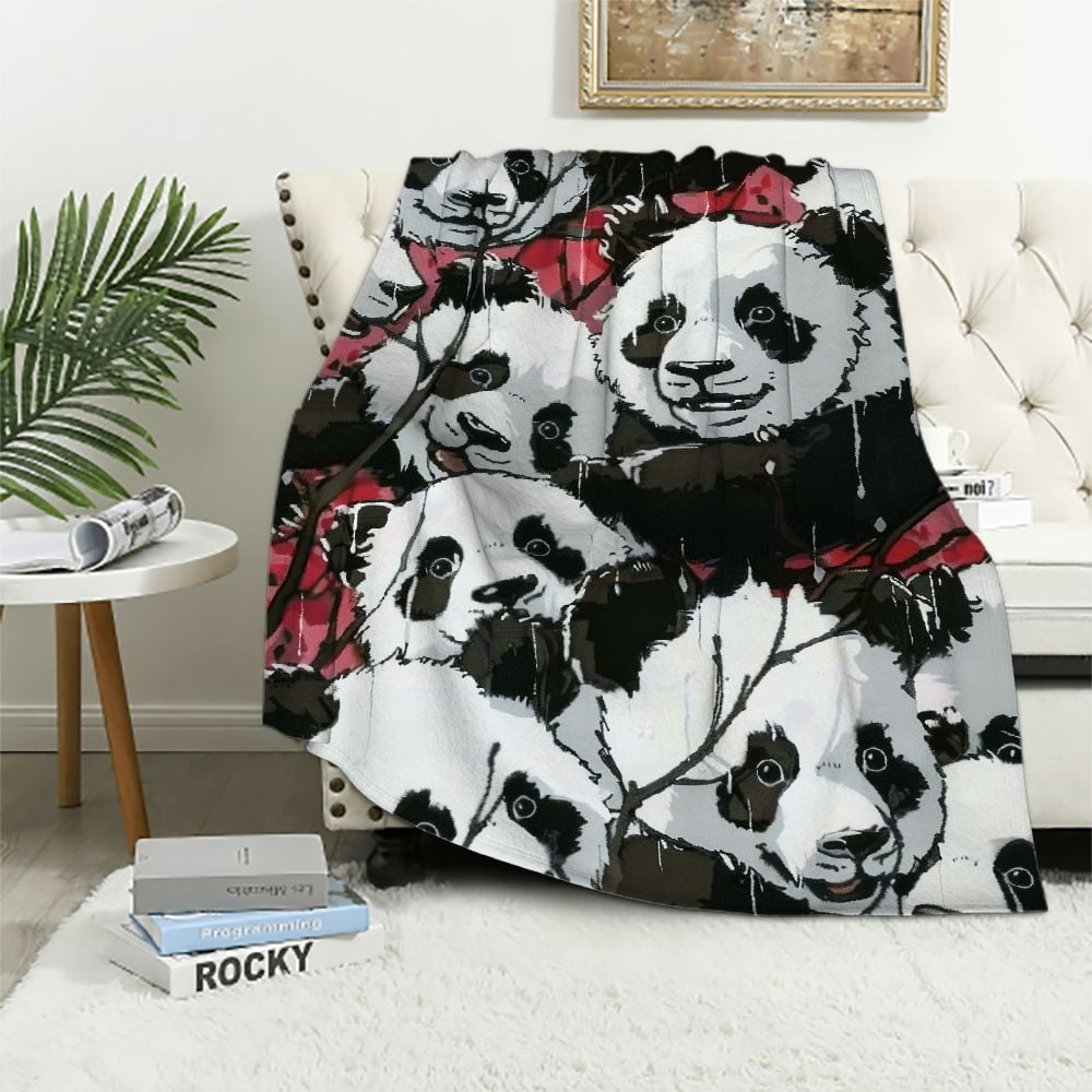 Fenyluxe Panda Blanket for Boys Girls, Kid Panda Blanket and Throw for ...