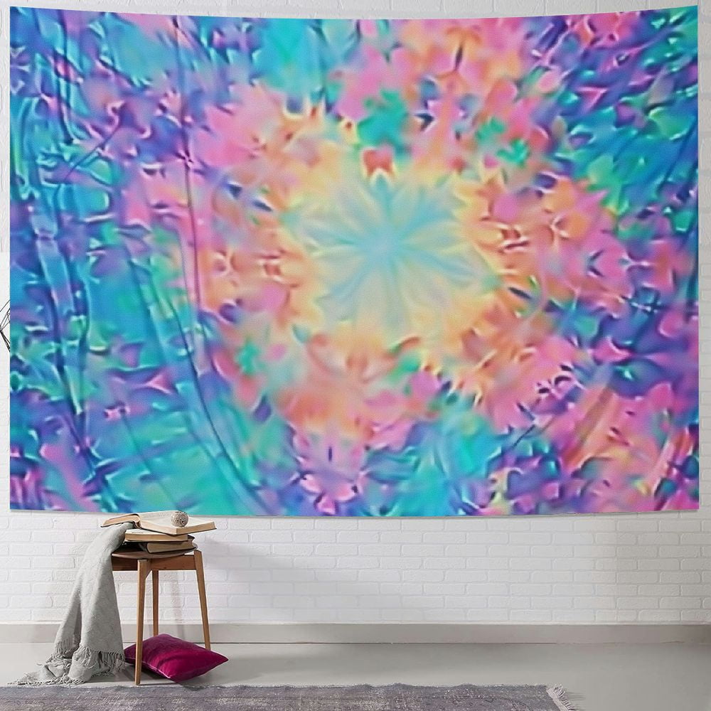 Fenyluxe Rainbow Tie Dye Tapestries for Girls Women,Colorful Tie Dye ...