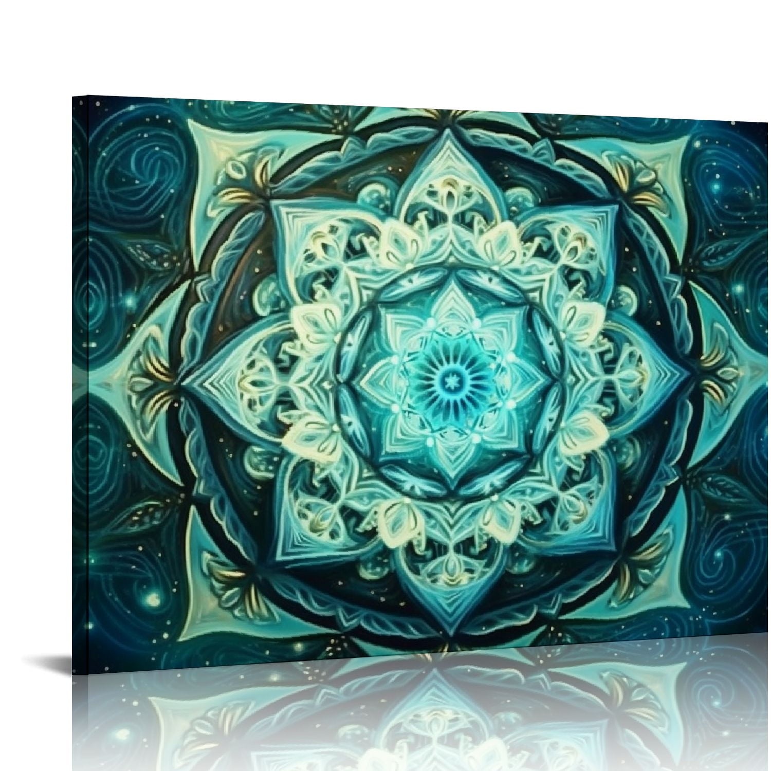 Fenyluxe Sacred Geometry Art Modern Canvas Prints Ready to Hang Room ...