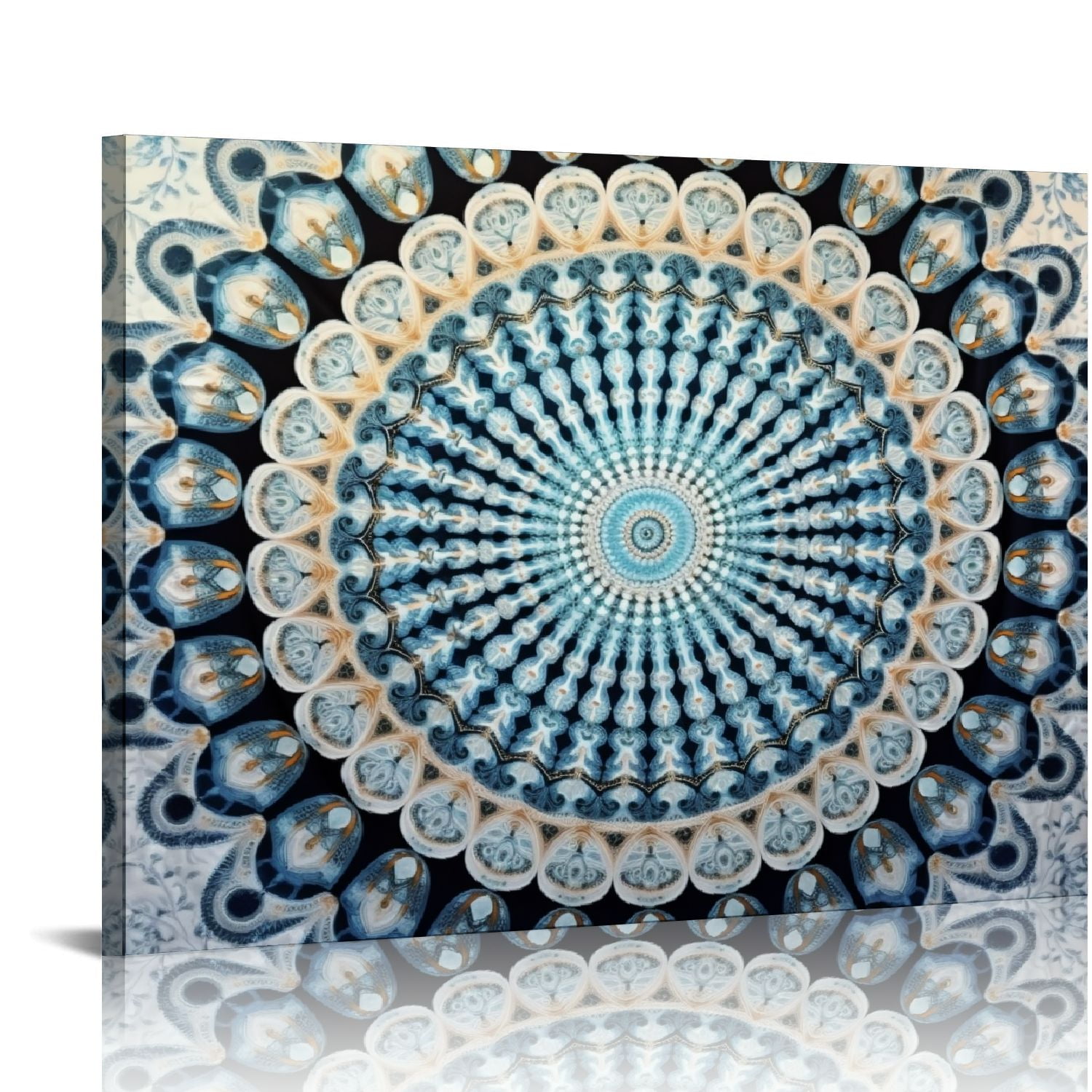 Fenyluxe Sacred Geometry Canvas Wall Decor for Bedroom and Kitchen ...