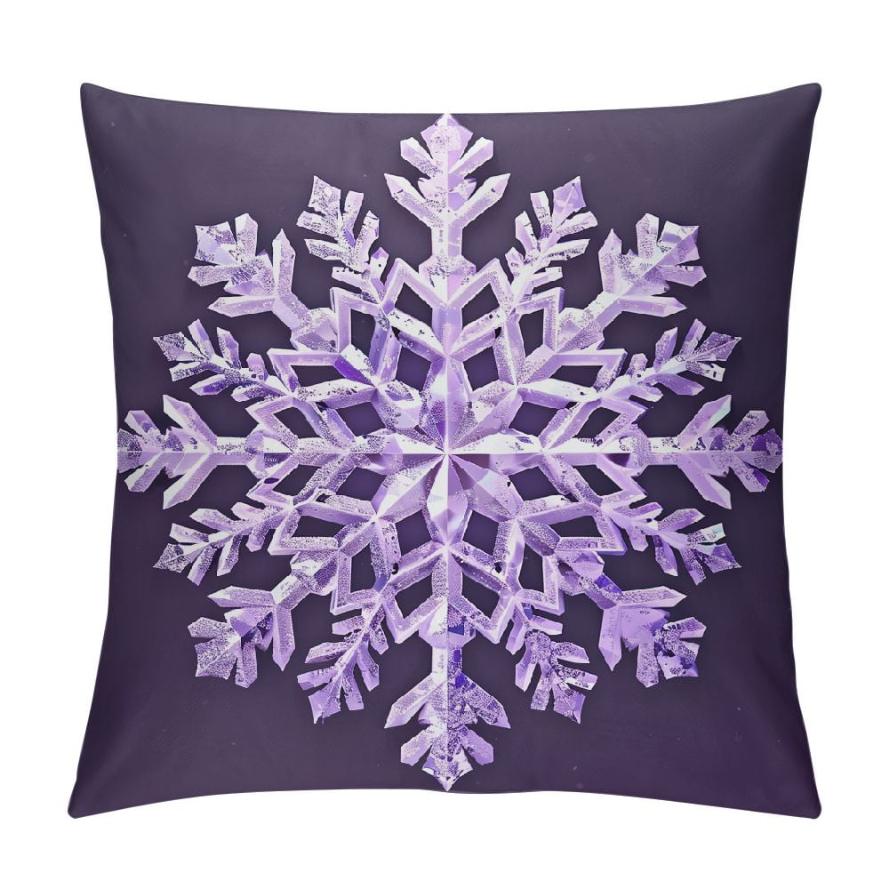 Fenyluxe Snowflake Modern Farmhouse Rustic Decorative Couch Pillow ...