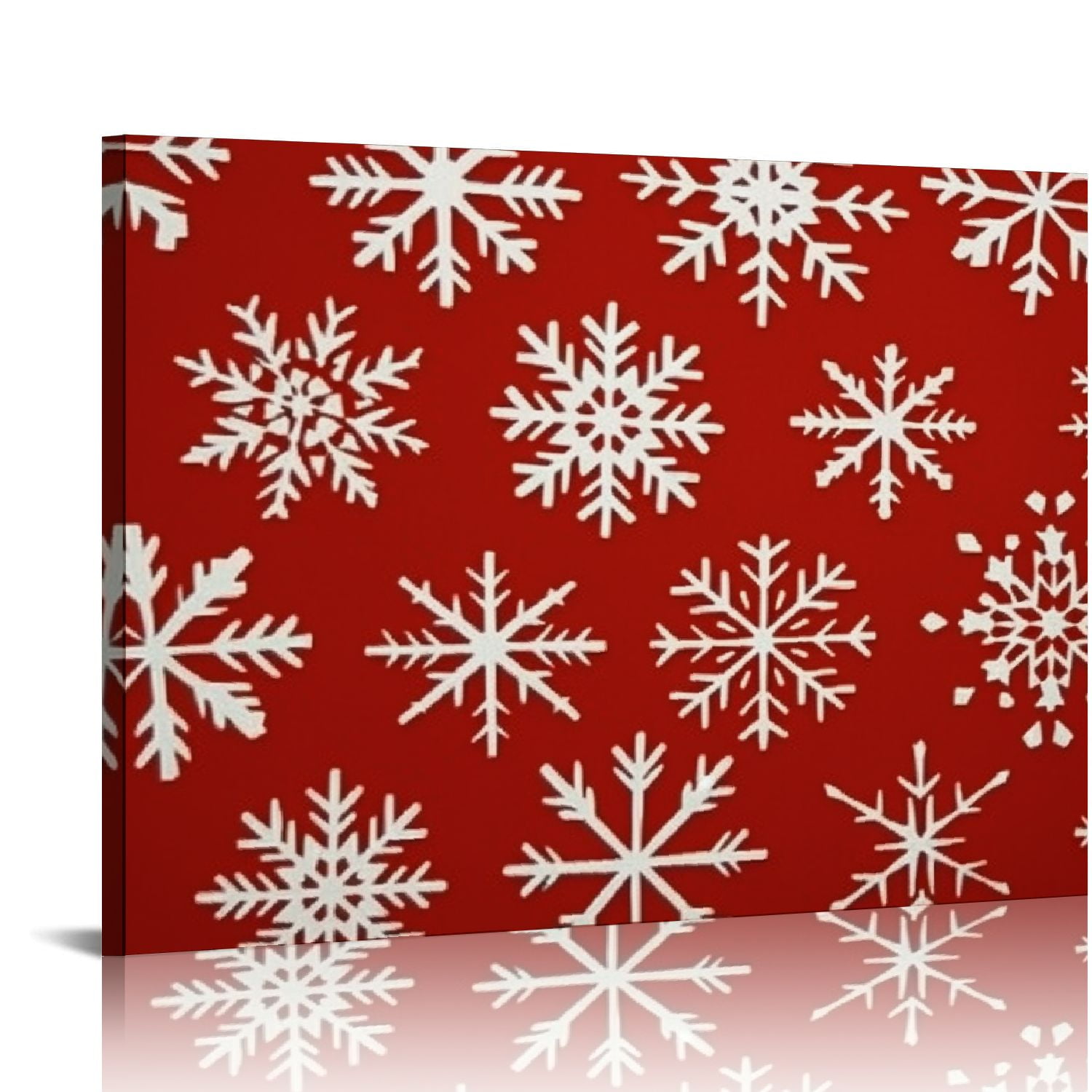 Fenyluxe Snowflakes Canvas Wall Art Print On Canvas Ready To Hang ...