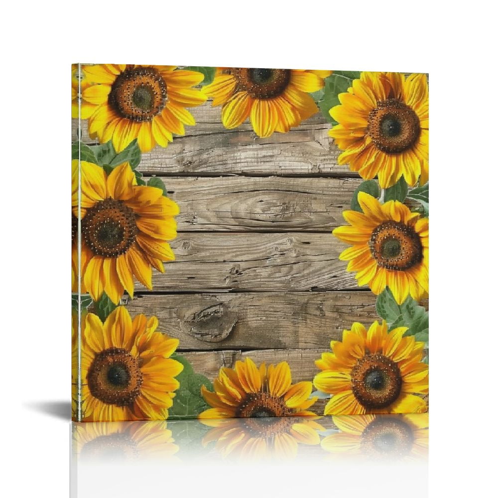 Fenyluxe Sunflowers Wall Art Decor Ready To Hang Room Home Art Decor ...