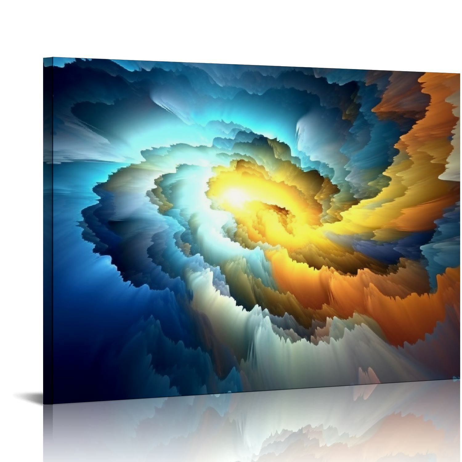 Fenyluxe Swirl Beeple Generative Art Print On Canvas Wall Art Ready To ...