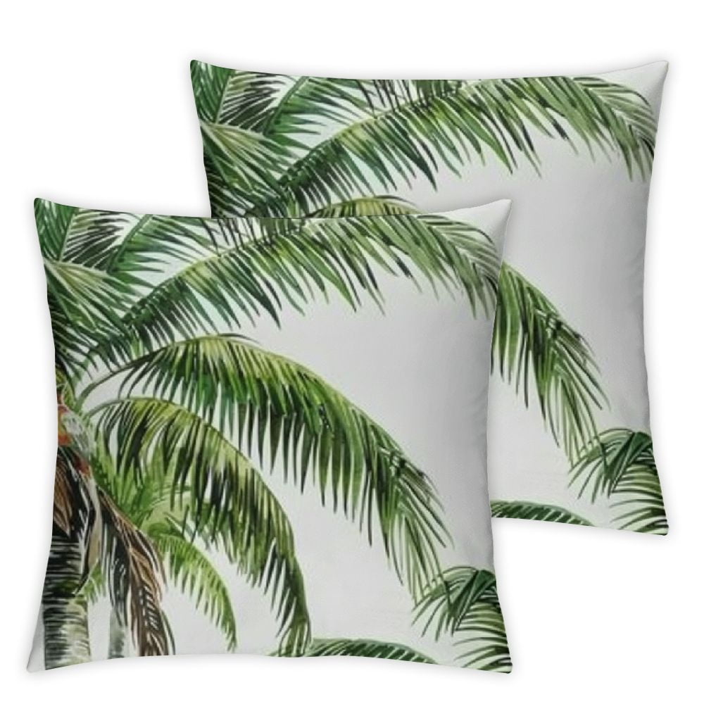 Fenyluxe Tropical Palm Tree Leaf Throw Pillow Covers Pillow Cover with ...