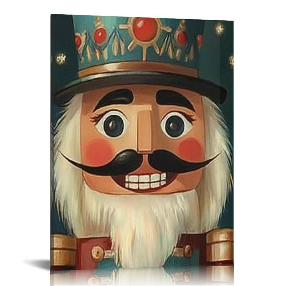 Fenyluxe Vintage Christmas Nutcracker Poster Print Wall Art Christmas ...
