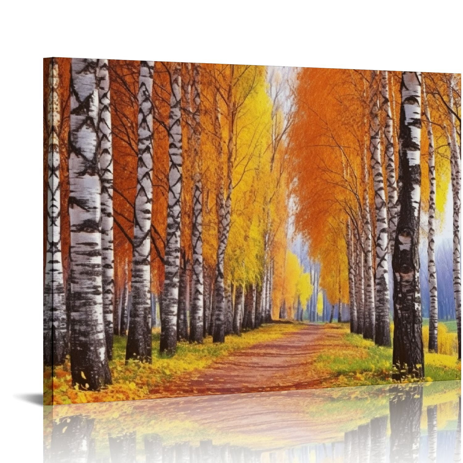Fenyluxe Wall Decor for Bedroom and Kitchen - Trees Fall Colors Canvas ...