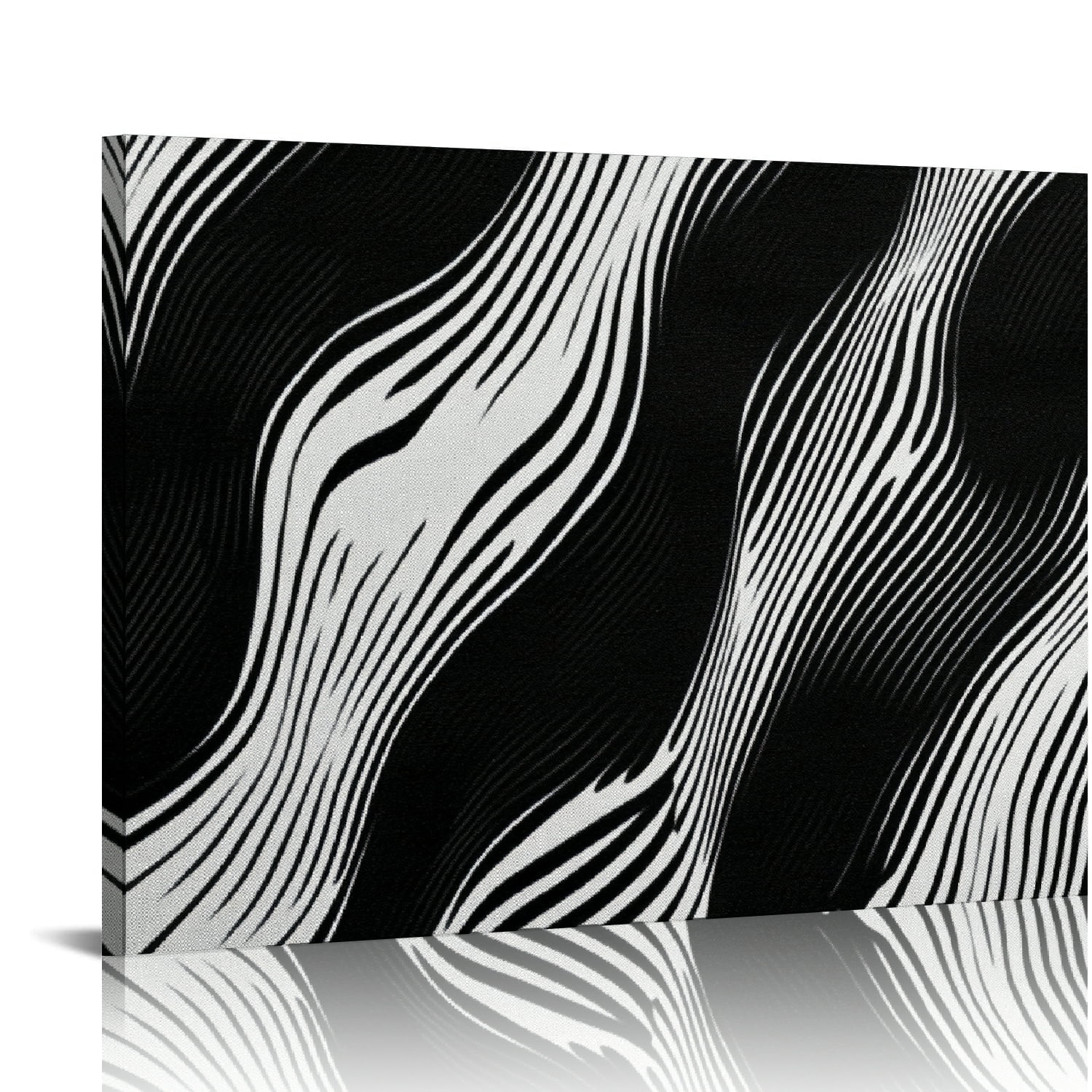 Fenyluxe Wave Lines Art Modern Canvas Prints Ready To Hang Wall Art ...