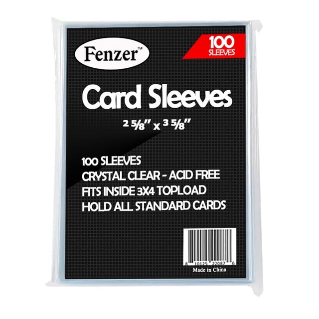 Fenzer - Penny Sleeves Clear Soft Card Sleeves 100ct. 2.5" x 3.5 ...